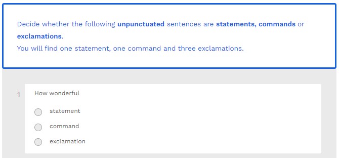 Statement, question, exclamation Archives • Digibook