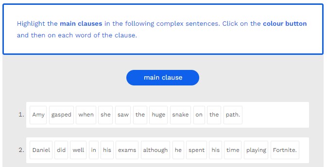 Identify main clause Archives • Digibook