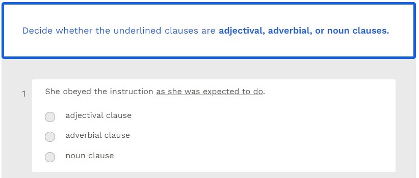 Identify noun, adjectival or adverbial clauses Archives • Digibook