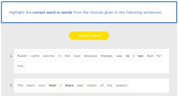 Homophones, common mistakes – Digibook