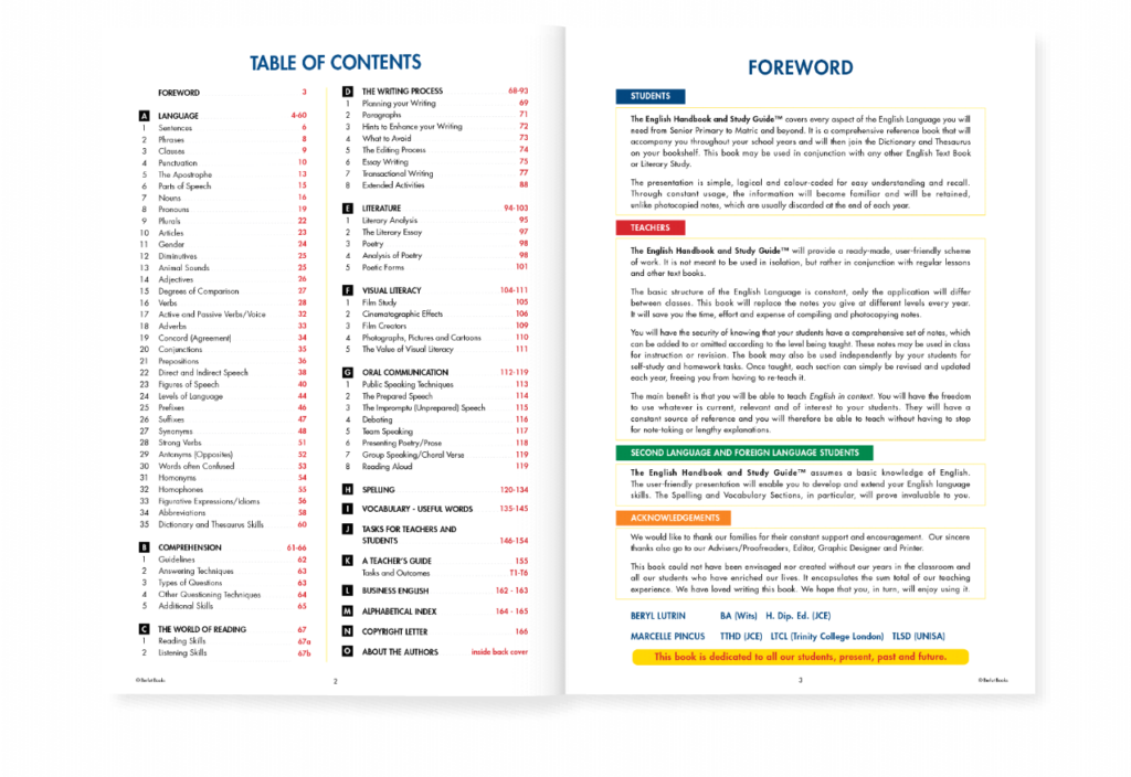 English Handbook and Study Guide • Digibook